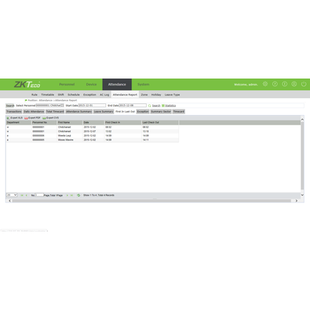 ZKTime Web 2.0 | Time & Attendance Without Boundaries | ZKTeco